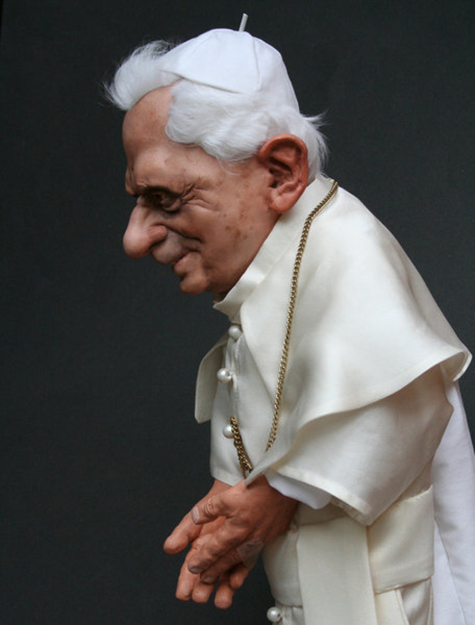 Portrait Figure here Pope Benedict XVI After En... - Etsy
