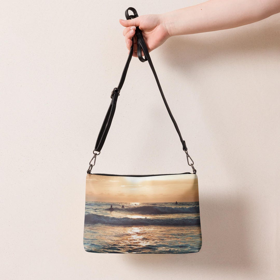 Ocean Surf Crossbody Bag Vintage Tropical Sunset Purse - Etsy