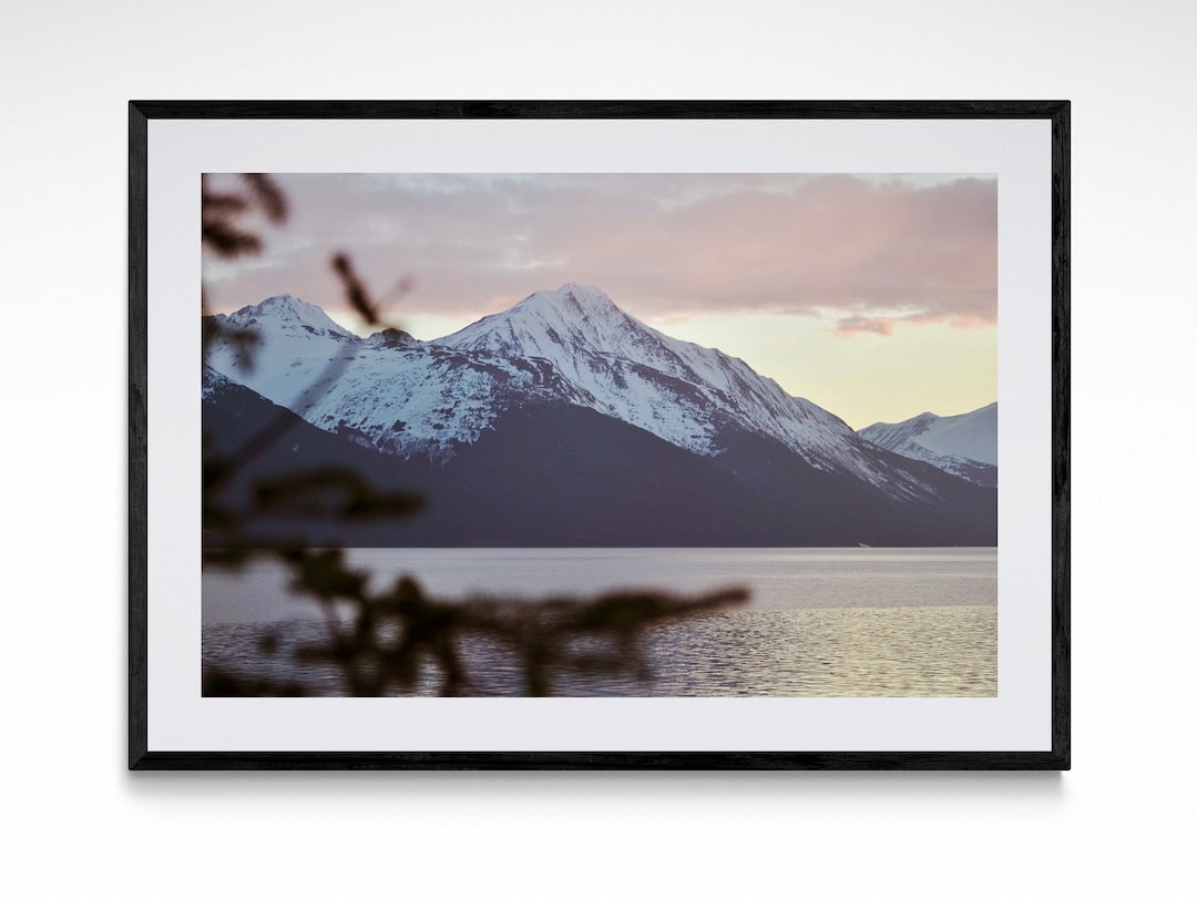 Alaska Golden Hour Fine Art Print | Alaskan Wilderness Luxury Wall ...