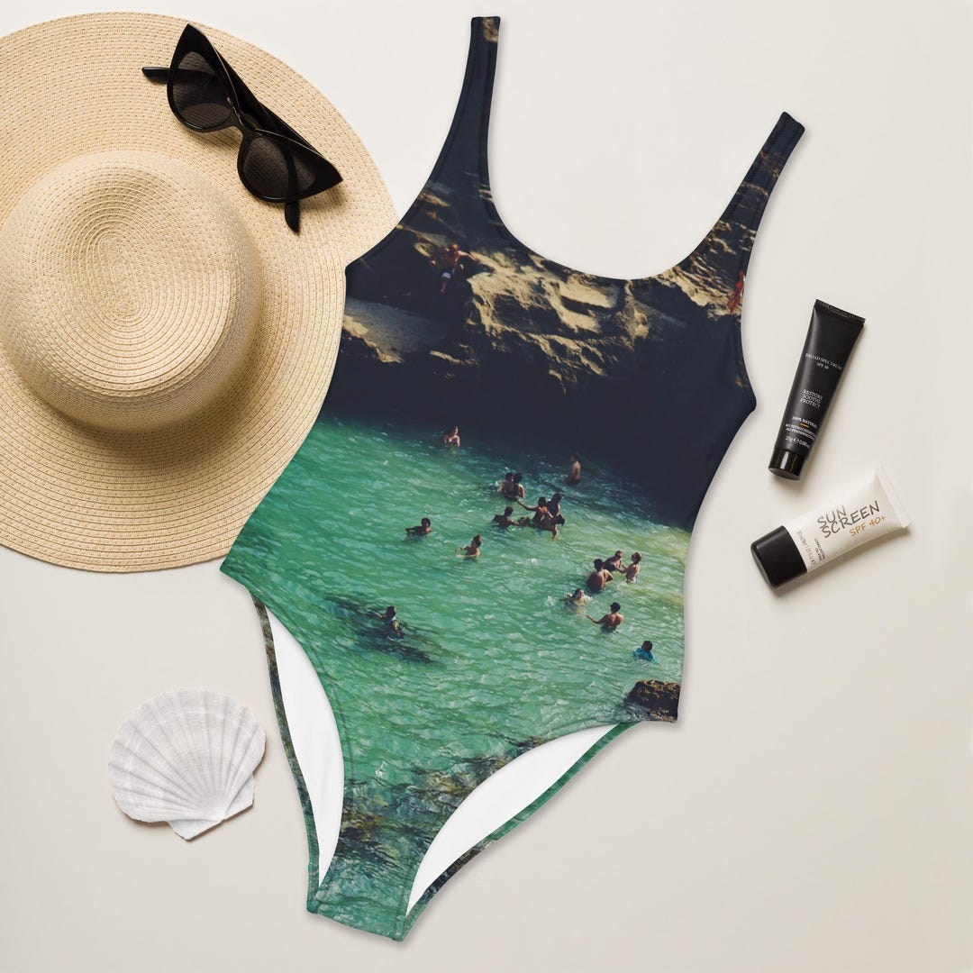 Hawaii Ocean Oasis One-piece Swimsuit Recycled Eco Friendly Bathing ...
