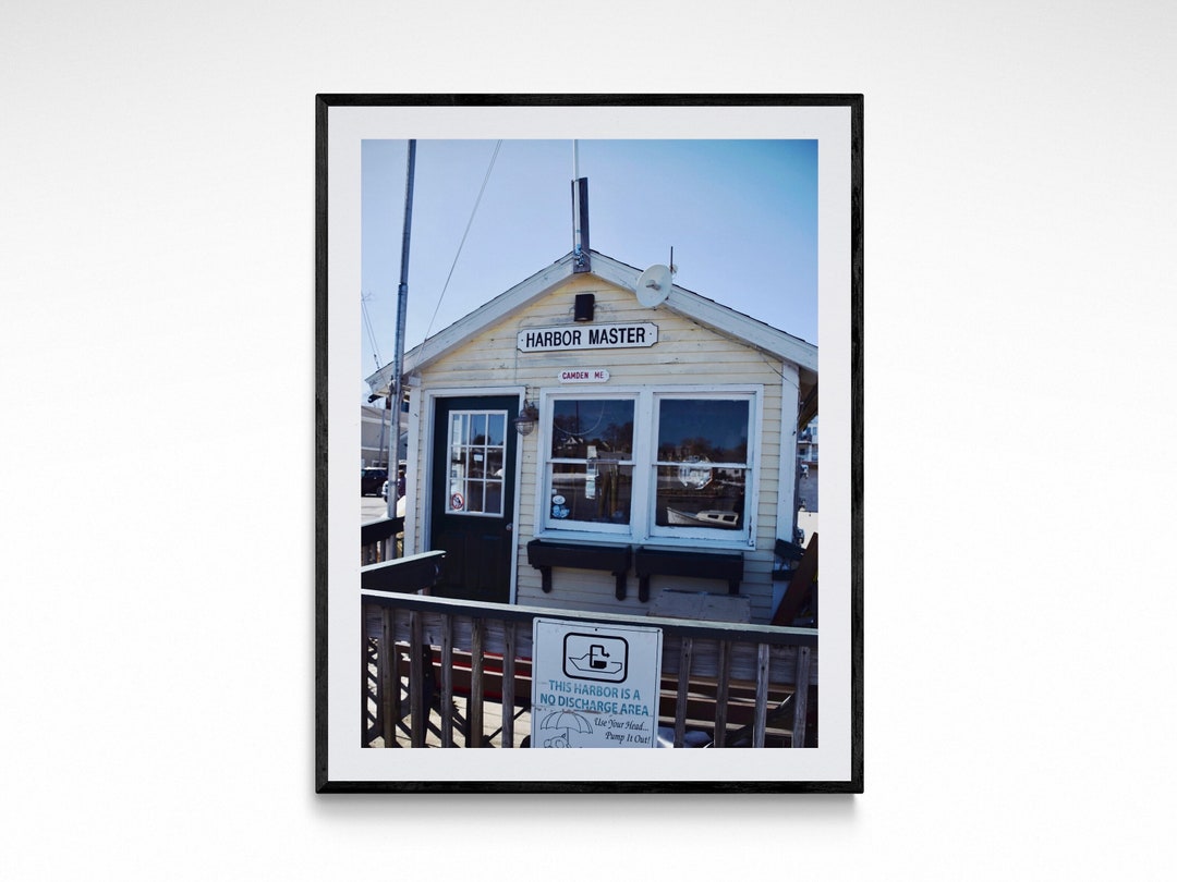 Harbor Master Photography Print Coastal New England Fine Art Poster ...