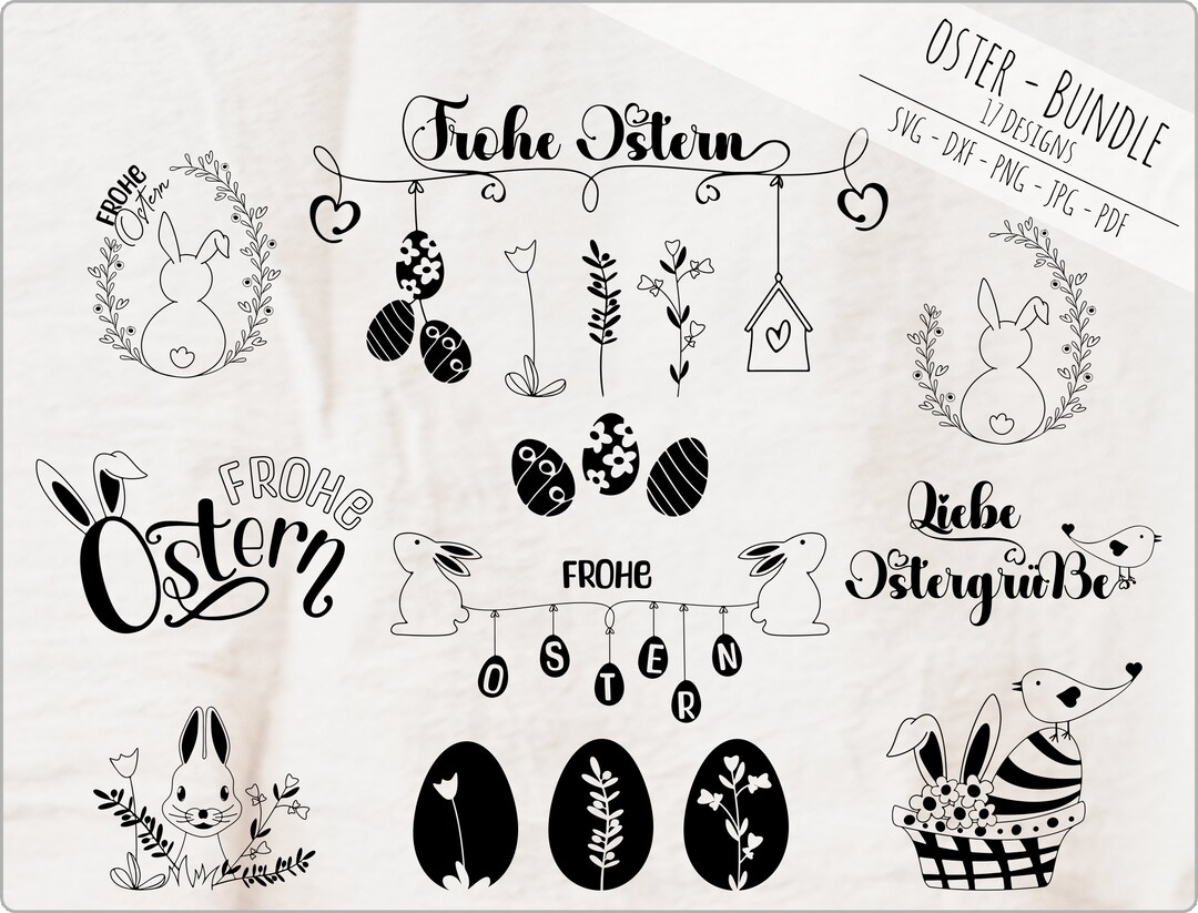 Happy Easter Plotter File, Plotter File SVG PNG, Plotter File Easter ... Happy Easter Plotter File, Plotter File SVG PNG, Plotter File Easter ...