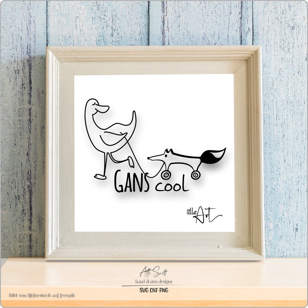 Svg File Goose Goose Cool Svg Laser File Goose Cool Plotter File Goose ...