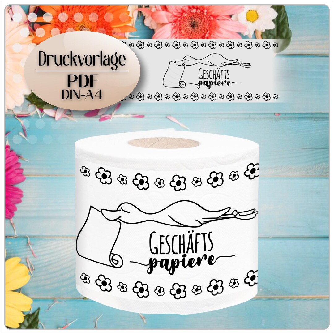 Print Template Money Gift Money Packaging Birthday Toilet Paper ...