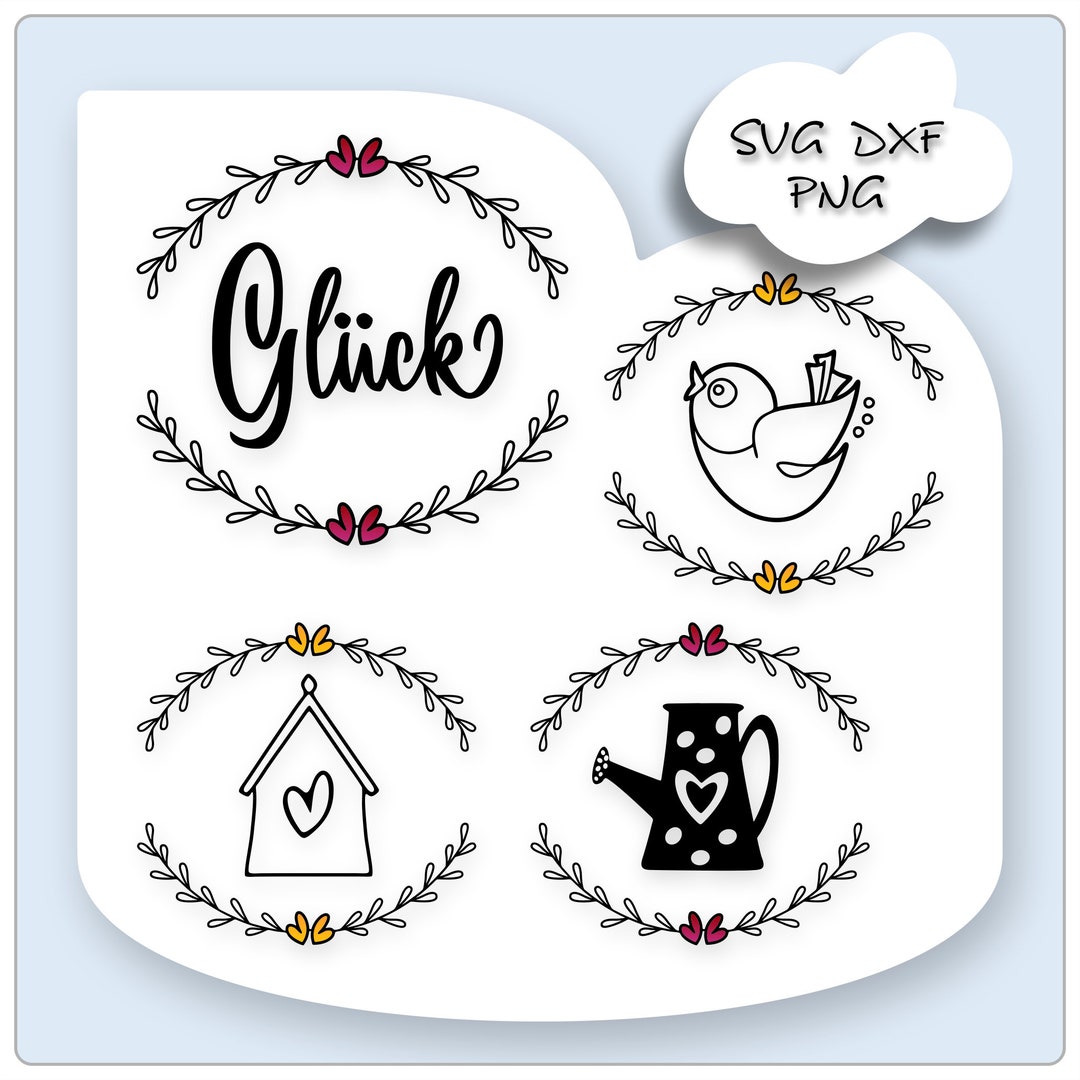 Plotter File Garden Gardener Spring Svg File Watering Can Birdhouse ...