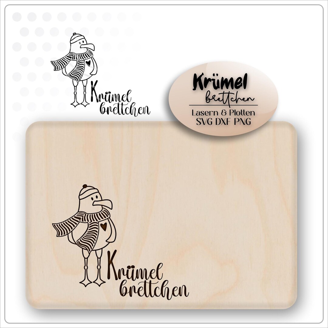 Laser Engraving Svg File Seagulls - Board Laser File Here Crumbles ...