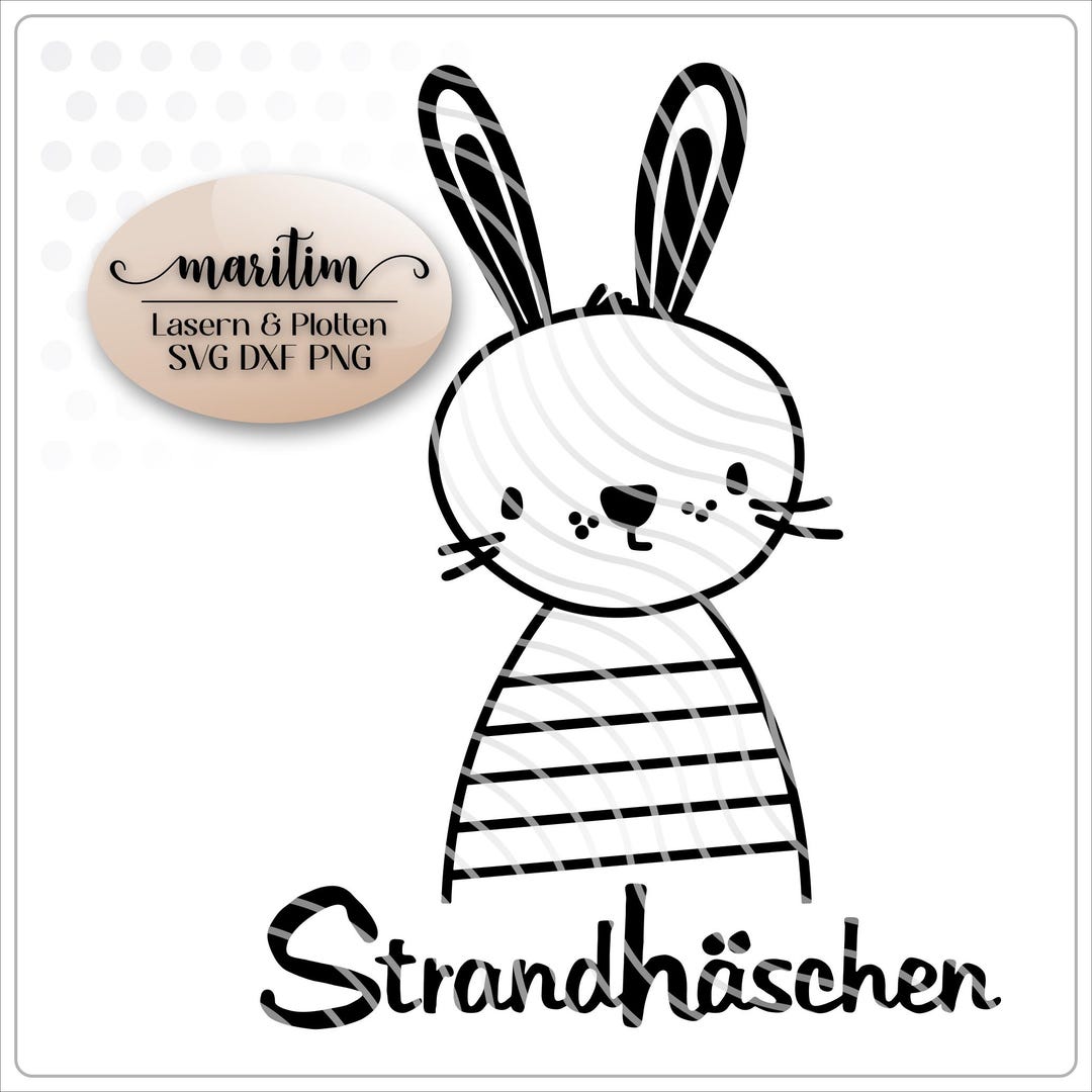 Plotter File Maritime Bunny Svg File Sailor Baltic Sea North Sea ...