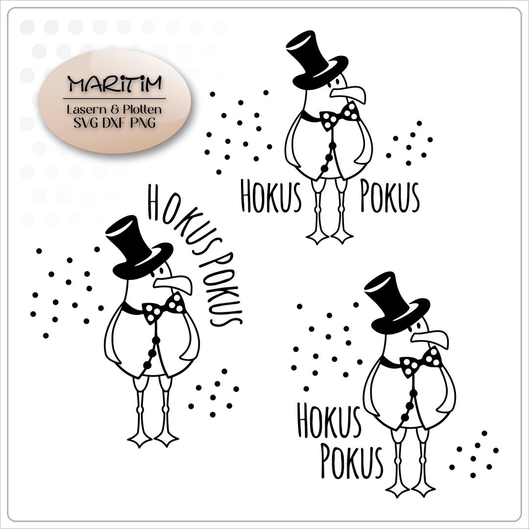 Plotter File Magical Seagull Svg Laserdati Seagull Magic Spell Seagull ...