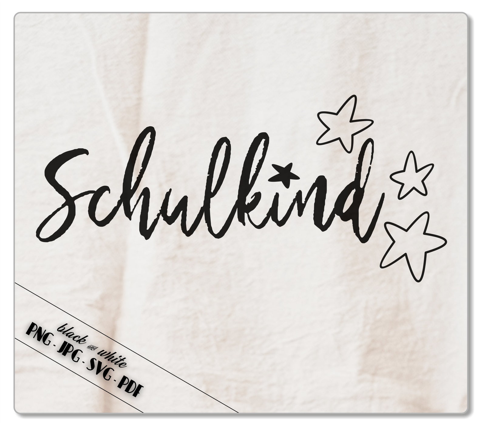 Plotterdatei Schulkind Schreibschrift Schriftzug - Etsy.de