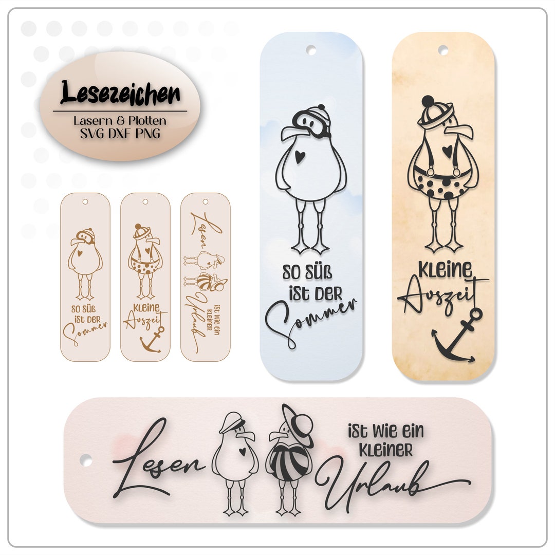 Bookmarker Svg Dxf Png - Etsy