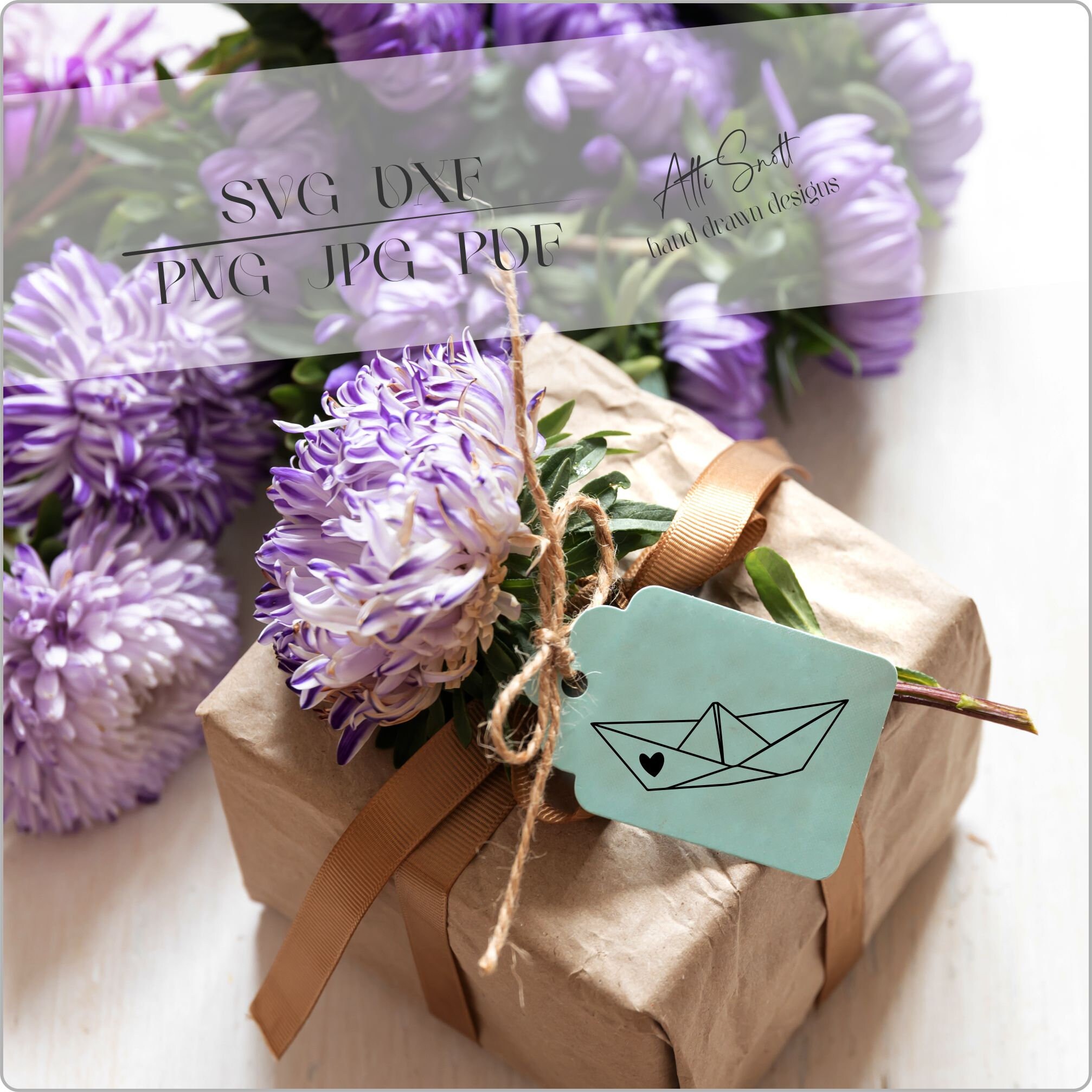 Paper Boat Boat Plotter File Anchor - Etsy