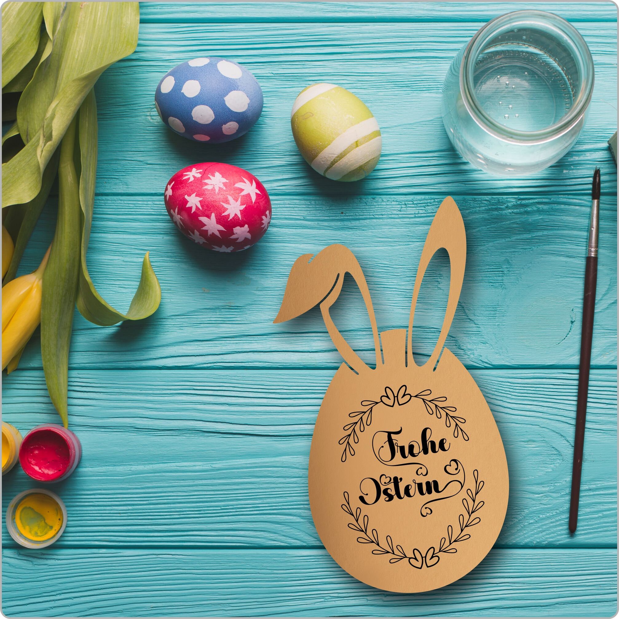 Easter Bunnies Svg Easter Eggs Svg Plotter File Easter Easter Cards Easter Motifs Laser File ...