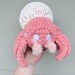 Spider Plush - Handmade Spider Plushie - Pink Spider - Chenille Yarn ...