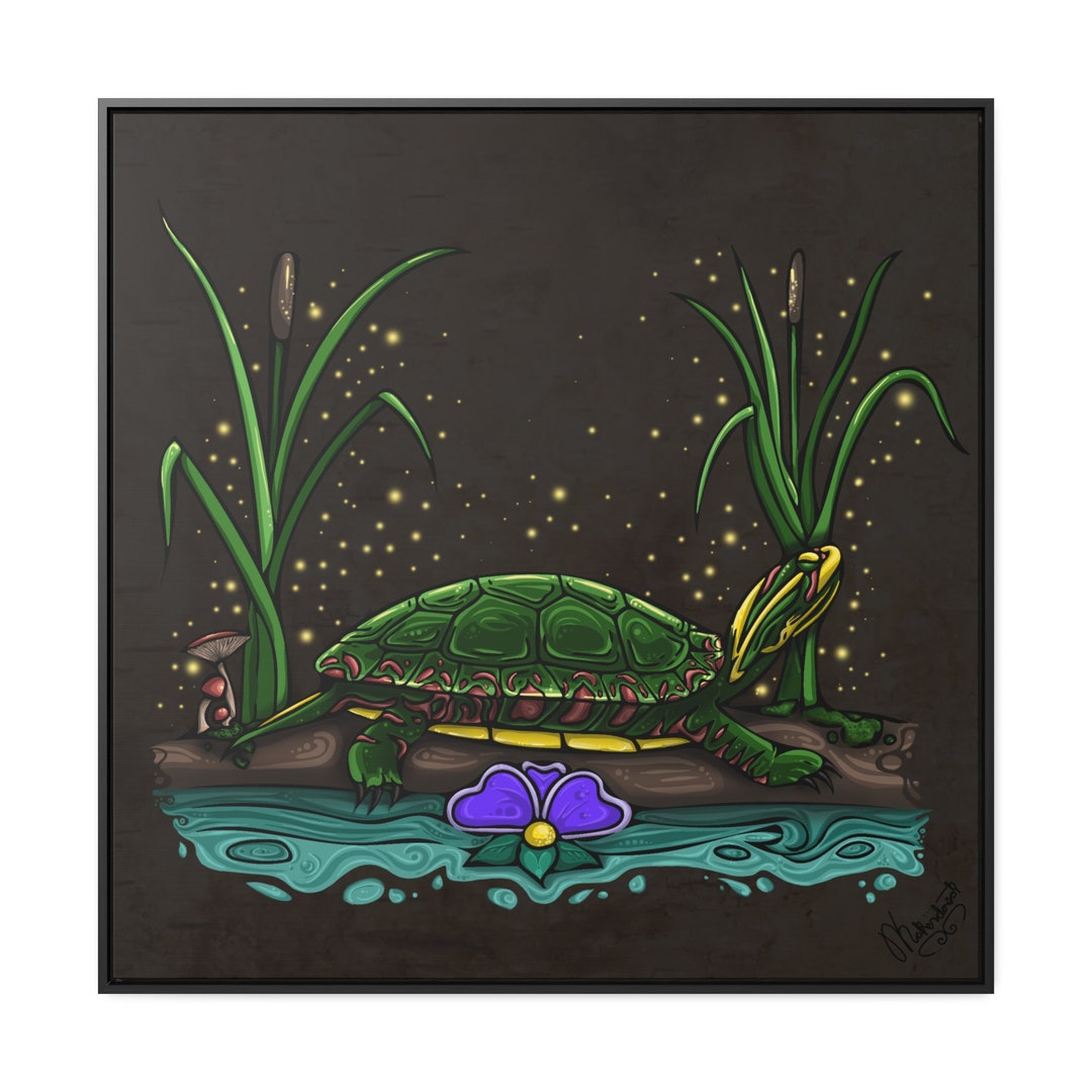 Mskwakes, Anishinaabe Turtle Art Print, Wall Art,gallery Canvas Wraps ...