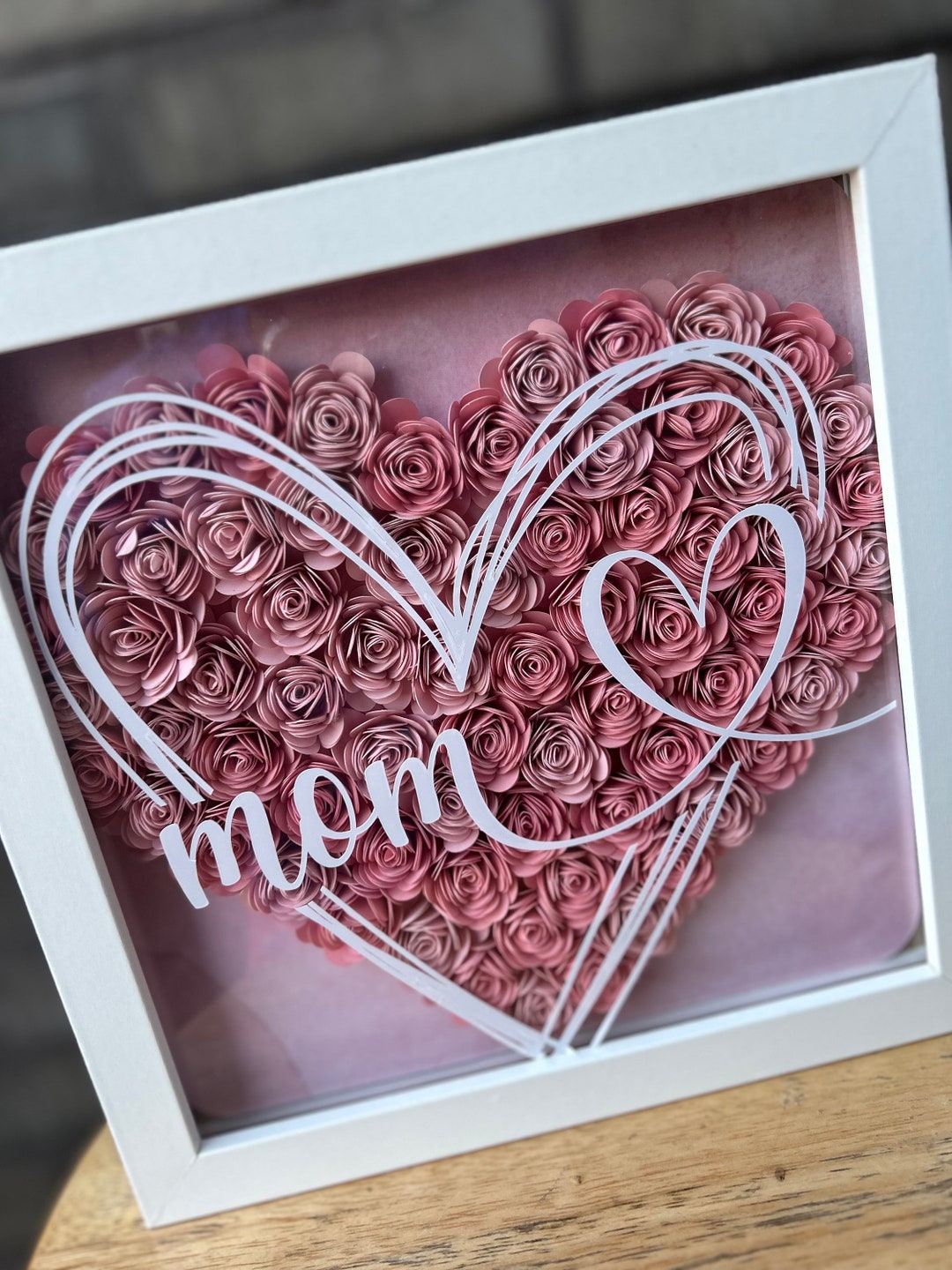 Mom Shadow Box Frame - Etsy