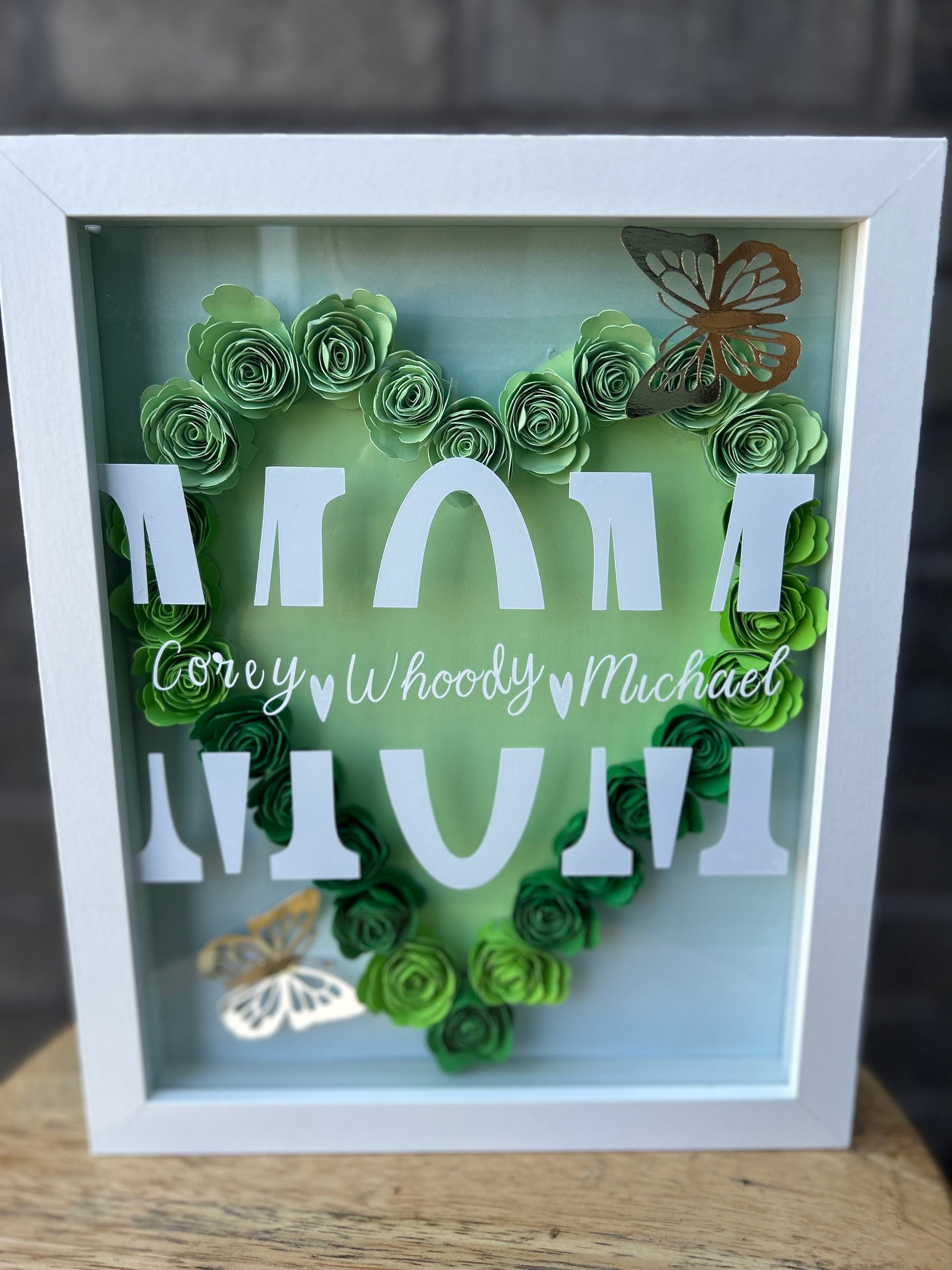 Mom Shadow Box Frame - Etsy