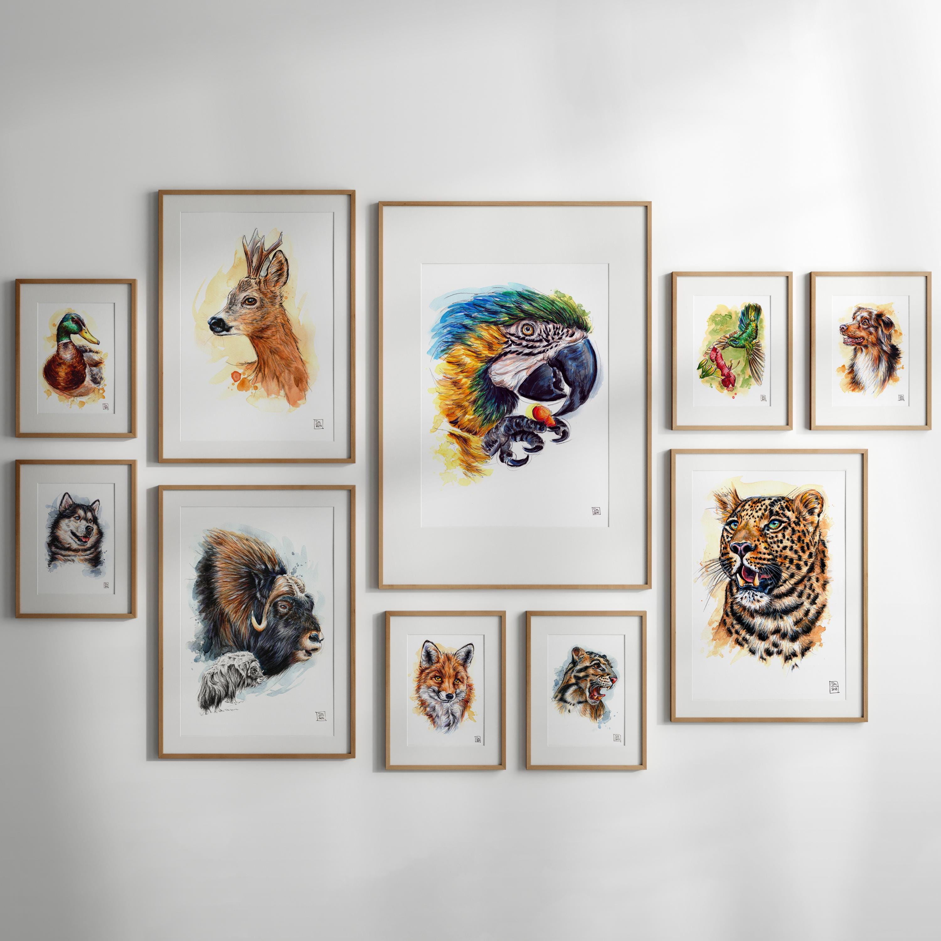 A4 Original Pencil Drawing Ocelot | No Print Handmade Cat Sketch ...