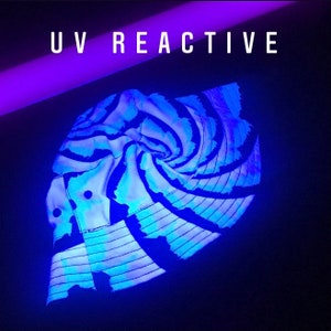 Cotton Candy Rave Fractal Bucket Hat UV Blacklight Reactive - Etsy