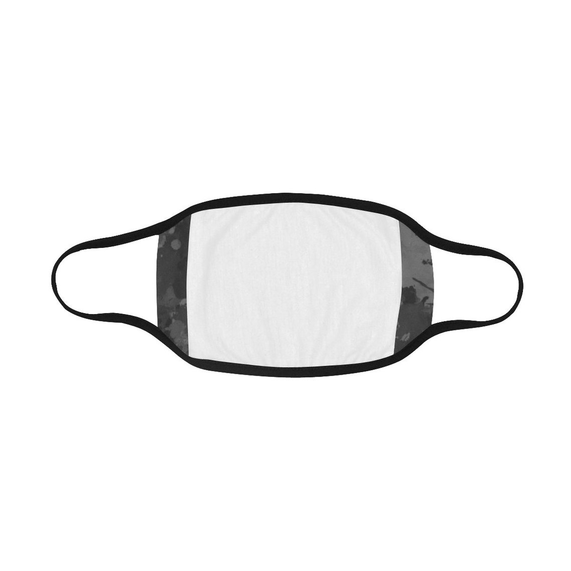 SALE Grey Paint Splatter Camo Mouth Mask | Etsy