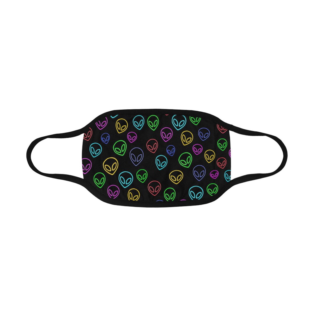 Alien Outline Mouth Mask - Etsy