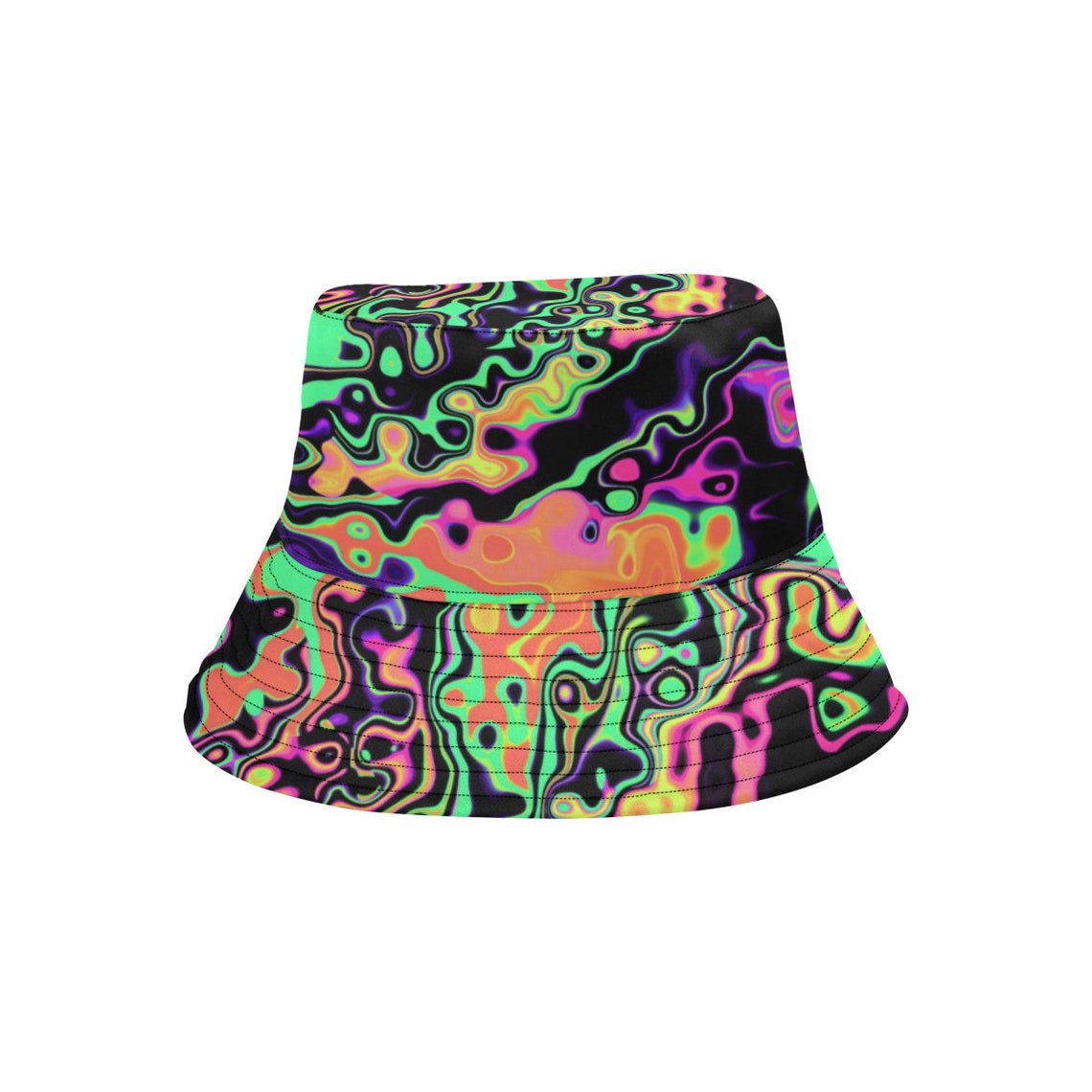 Radioactive Spill Bucket Hat UV Blacklight Reactive - Etsy