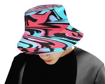Uv Reactive Bucket Hat - Etsy