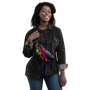80s Graffiti Style Blast Rave Ready Water-resistant Fanny Pack With an ...