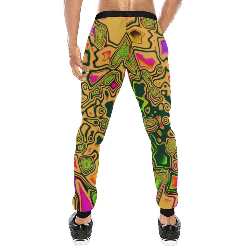 90s Color Splash All Over Print Light-weight Men's Jogger - Etsy