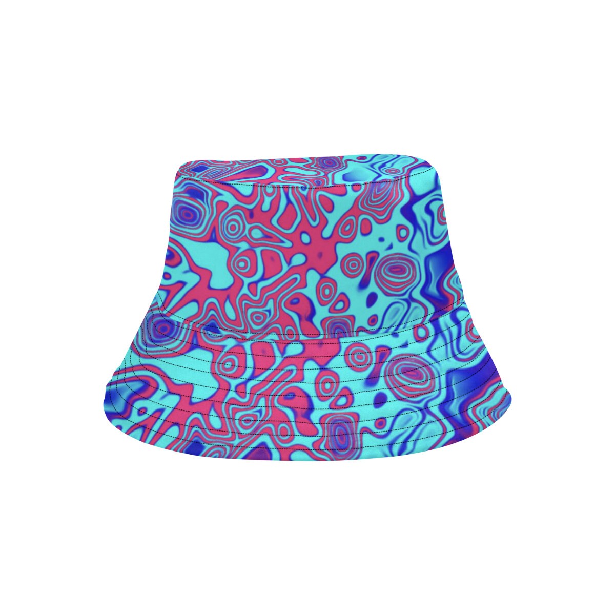 Psychedelic Liquid Plasma Rave Bucket Hat | Etsy