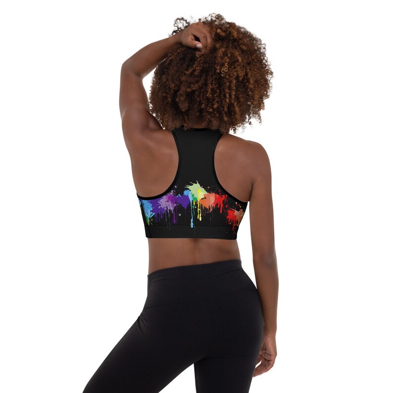 Love is Love LGBTQ+ Gay Pride Padded Sports Bra - Etsy