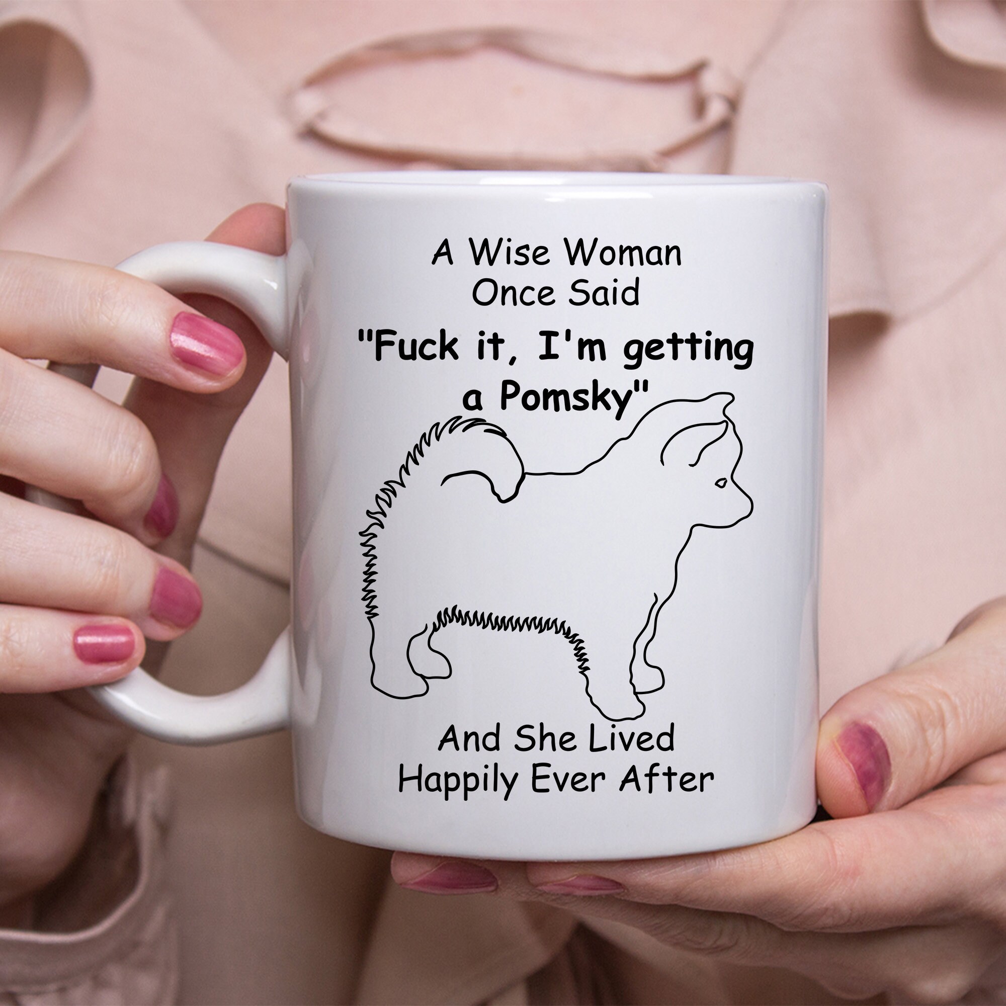 Funny Pomsky Gifts for Women Pomsky Dog Mom Pomsky Momsky - Etsy