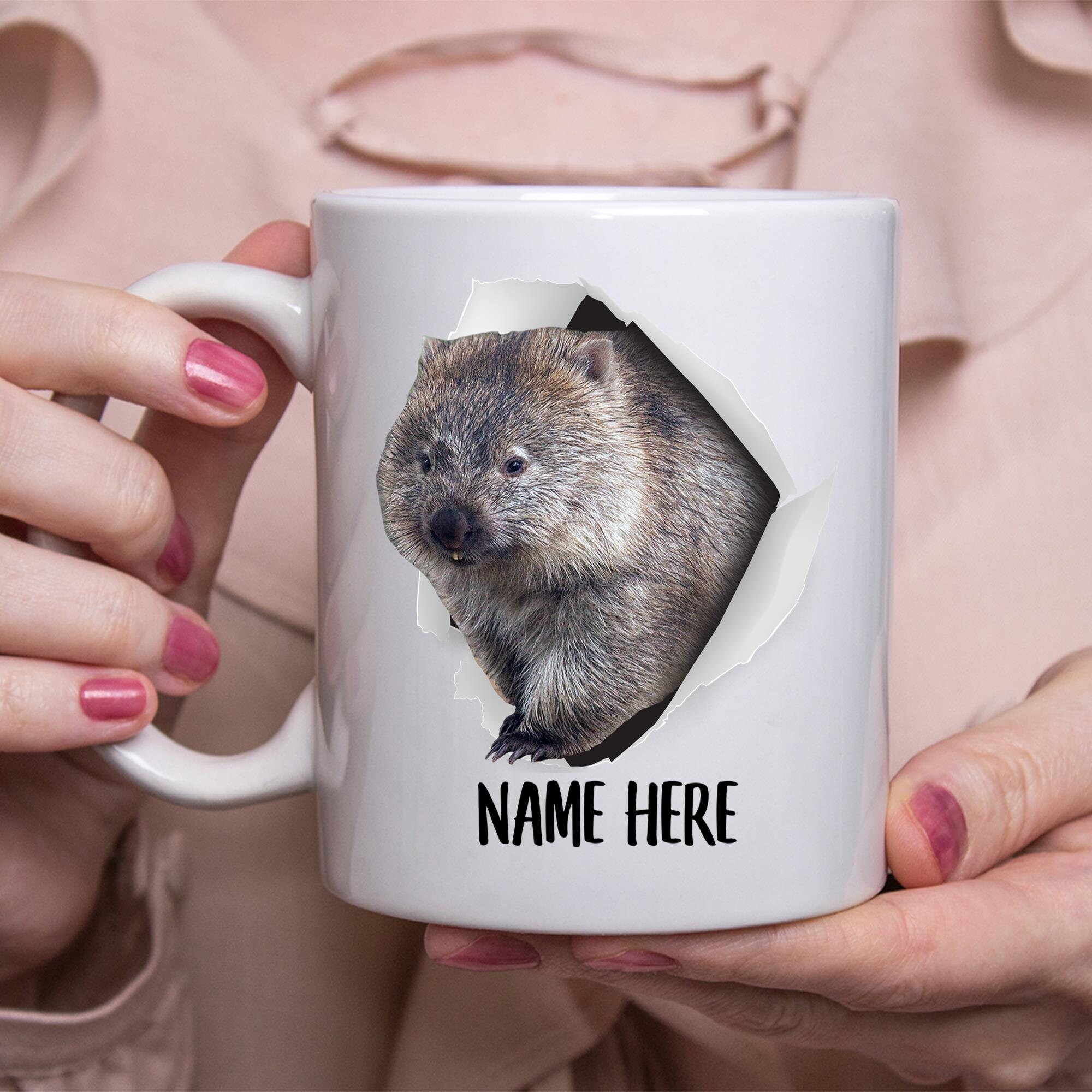 Funny Personalized Wombat Custom Name Coffee Mug 11oz - Etsy