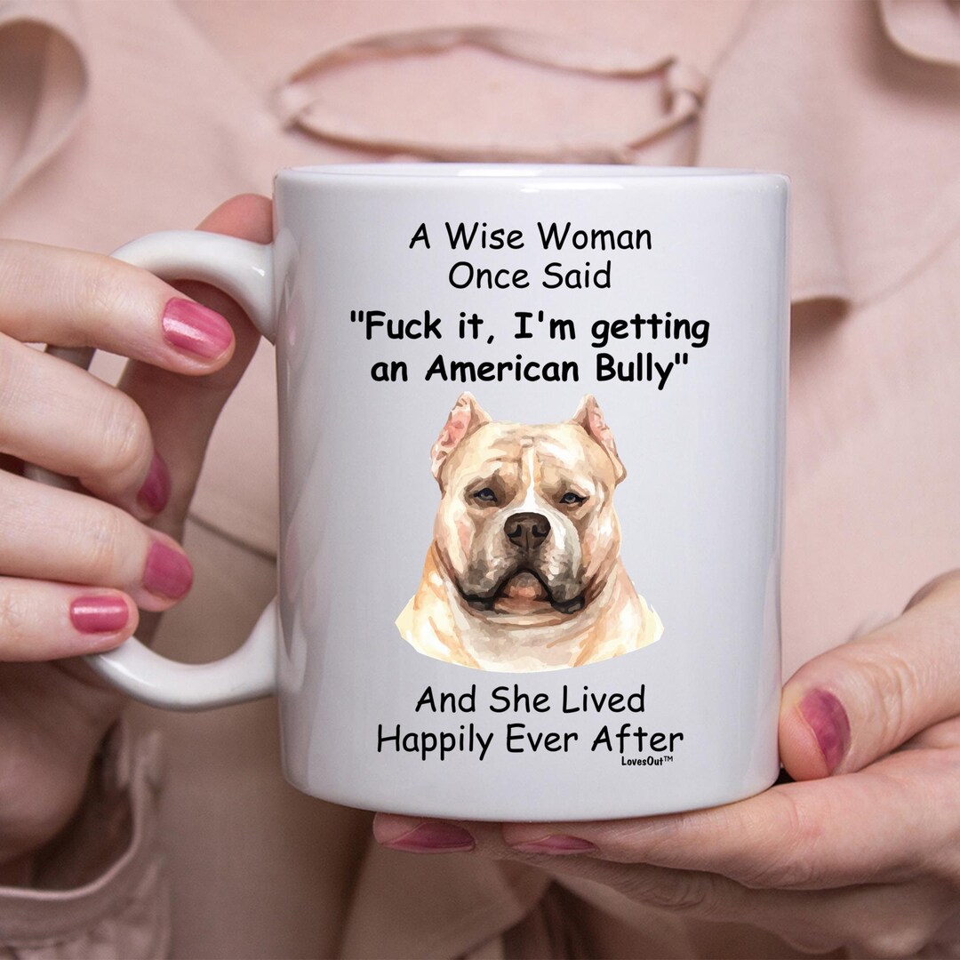 Funny American Bully Gift for Women White Coffee Mug 11oz - Etsy