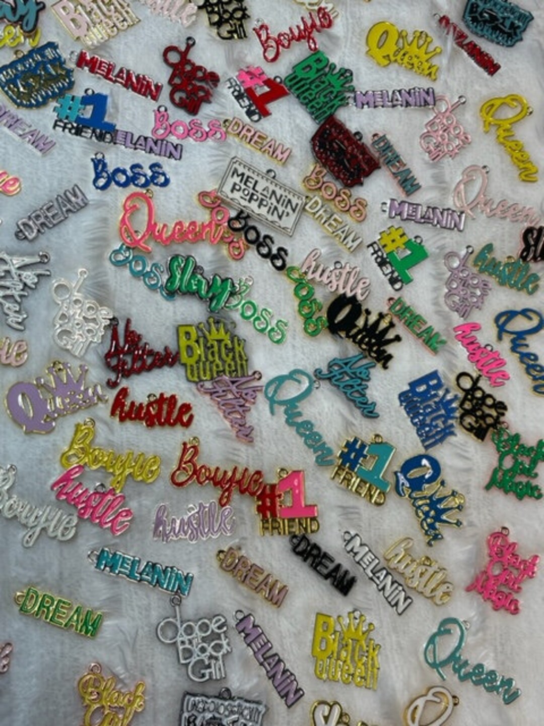 Sunday Bundle: Word Charms for Jewelry, Queen, Black Queen, Dream ...