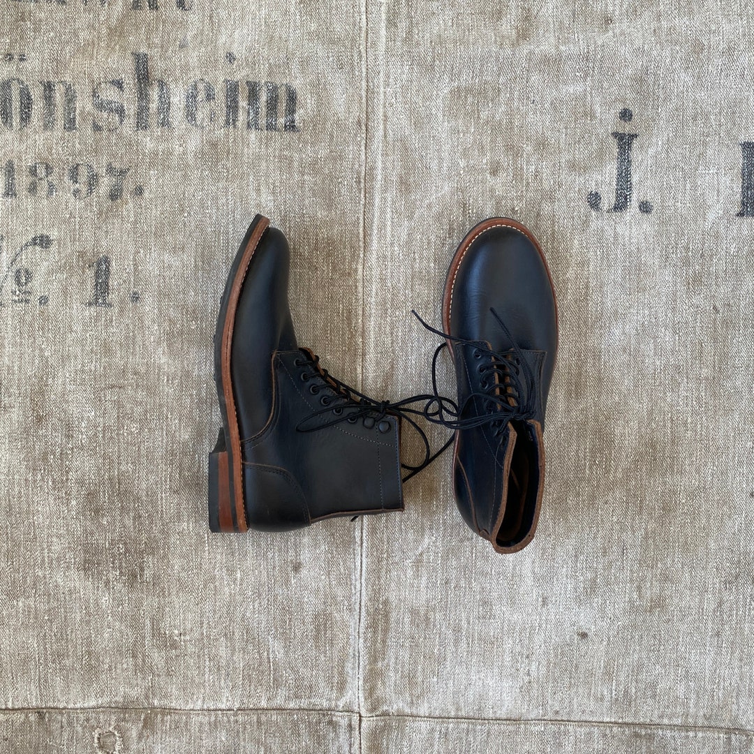Danite Sole Genuine Black Thick Leather Chukka Boots Size US 9,5 D - Etsy