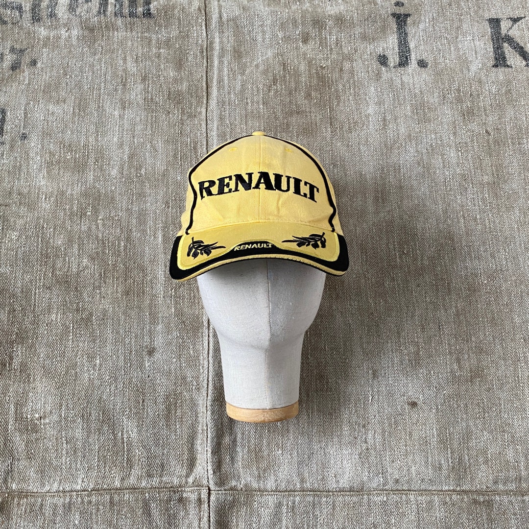 90s Vintage Renault Racing Laurel Wreath Yellow Hat - Etsy Australia