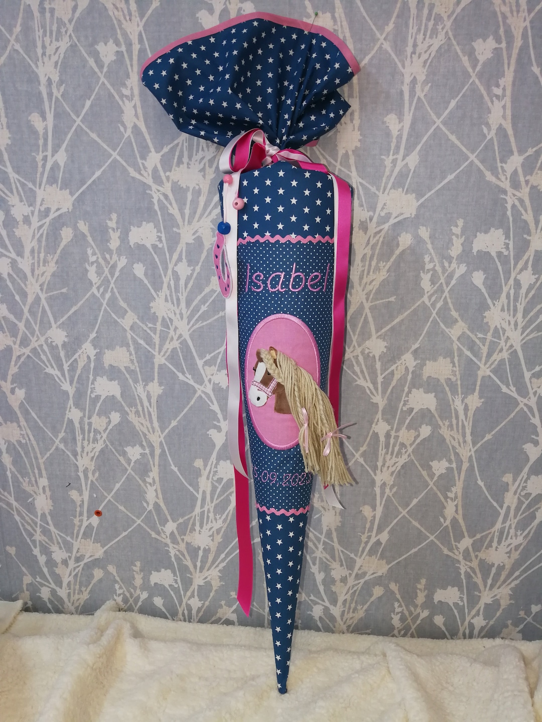 School Cone Horse Made of Fabric With Cardboard Blank 70 Cm - Etsy