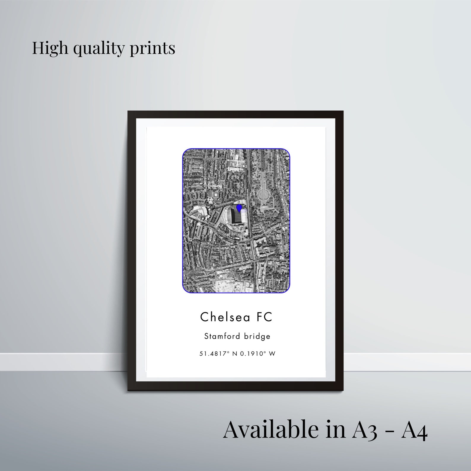 Chelsea F.C Stadium Print Any Team Football Club Print Most Sports ...