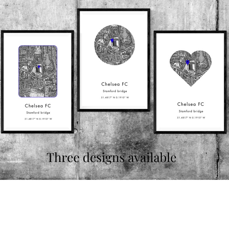 Chelsea F.C Stadium Print Any Team Football Club Print Most Sports ...