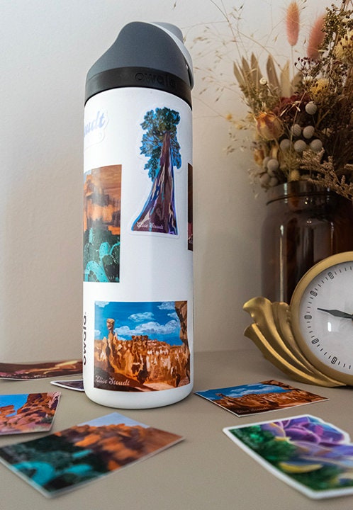 A Mariposa Grove Sequoia Sticker, Vinyl Sticker, Fine Art Sticker, Die ...
