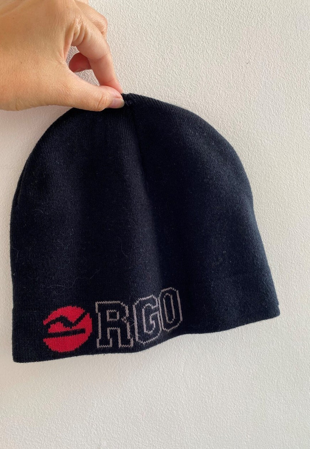 Vintage 90s Grunge Slogan Retro Black Beanie Hat - Etsy