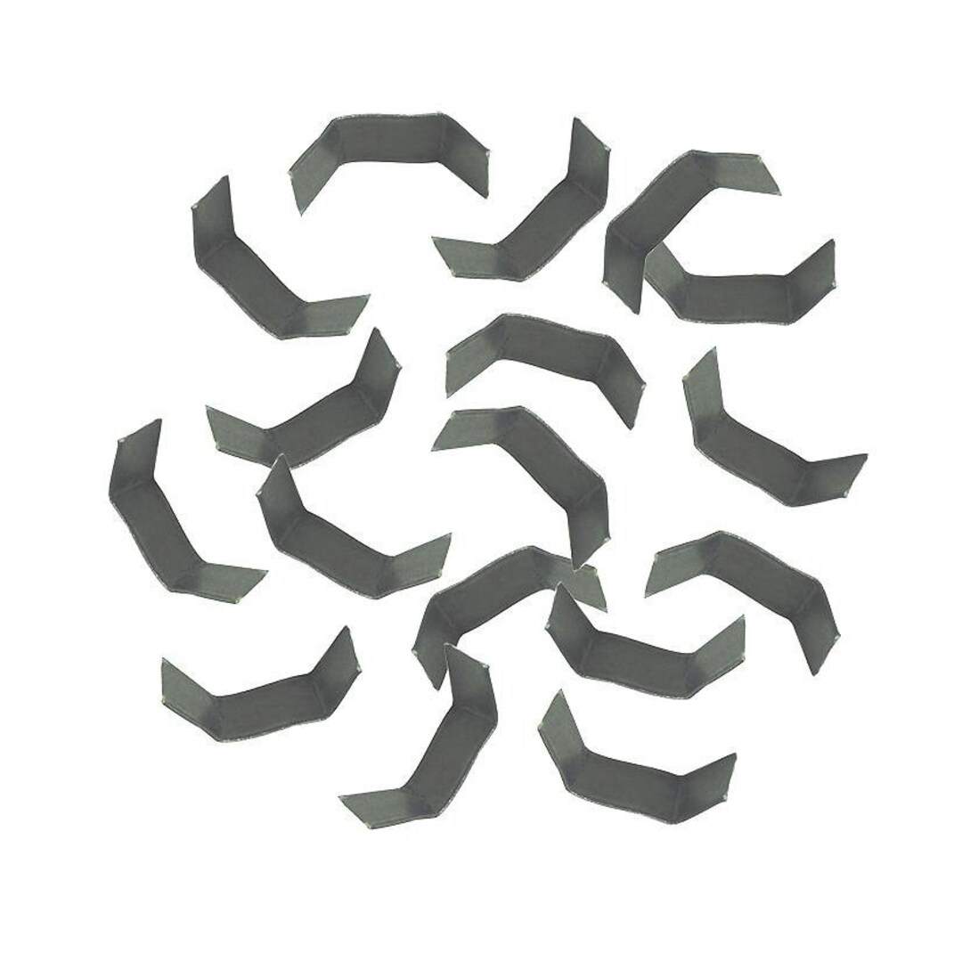 100 Closure Clips 33 Mm Black for Tea Bags and Pouches Clip Bands Paper ...