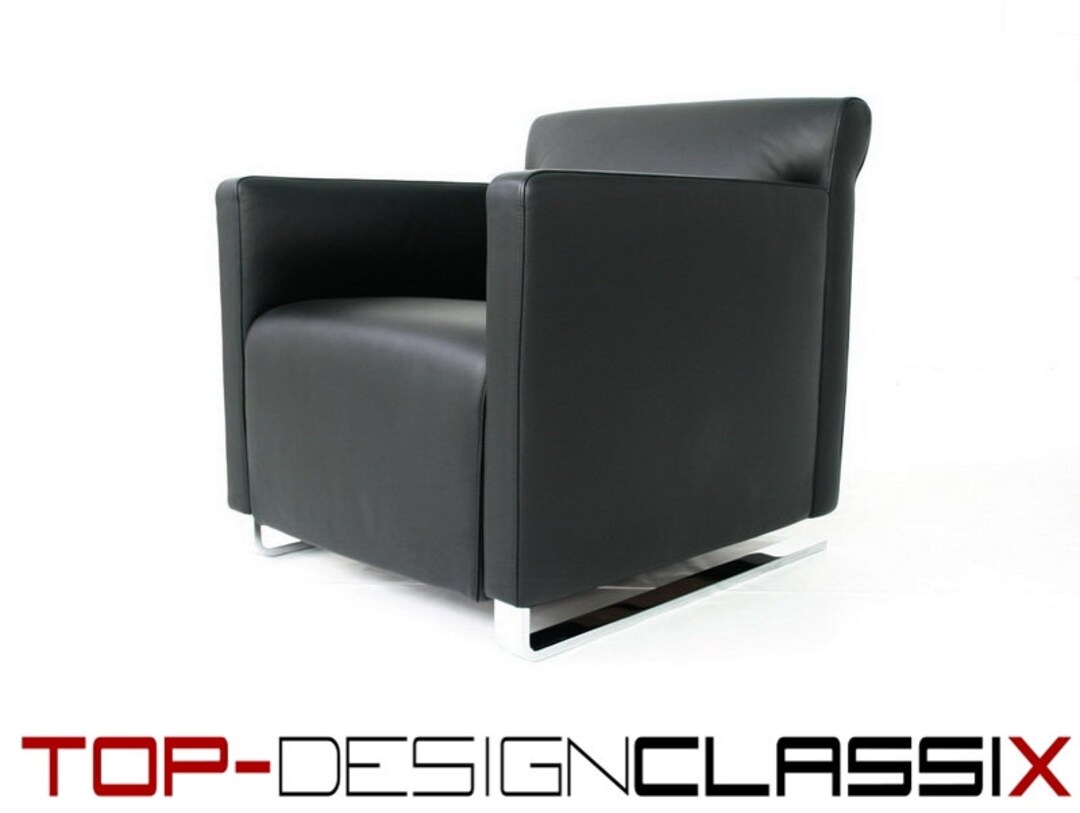 As New, COR Quant Lounge Chair, Armchair, Extendable, Aniline Leather ...