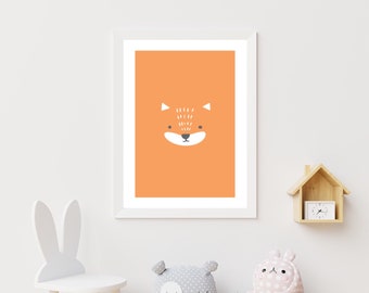 Fox Art Print - Etsy