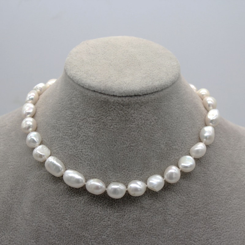 Baroque Pearl Necklace - Etsy