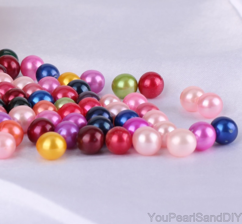 Wholesale 6-8mm Freshwater Round Pearl Beads,loose Freshwater Pearl for ...