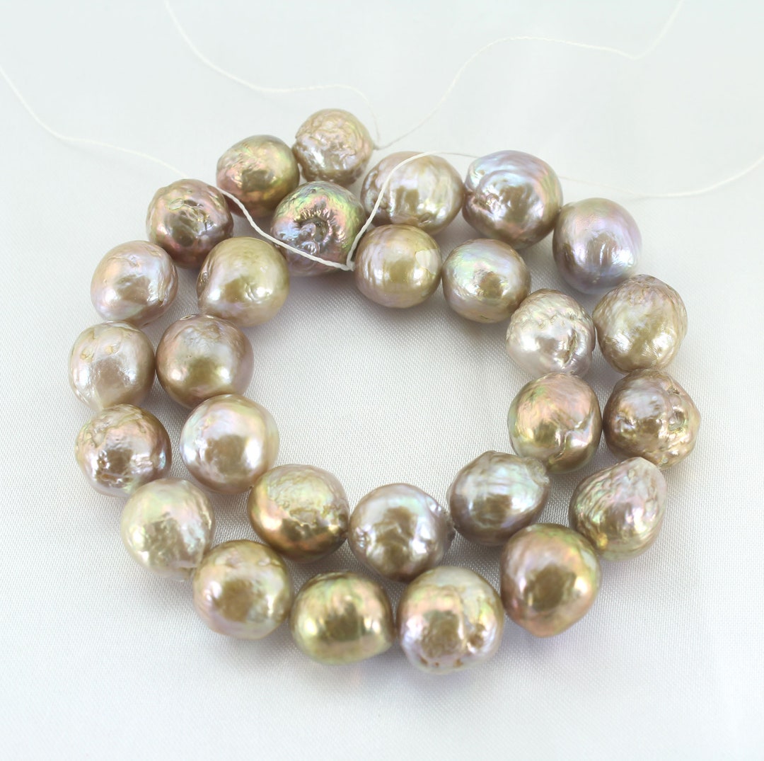 12-13mm Natural Dazzling Color Pearls,good Quality Pearls,near Round ...