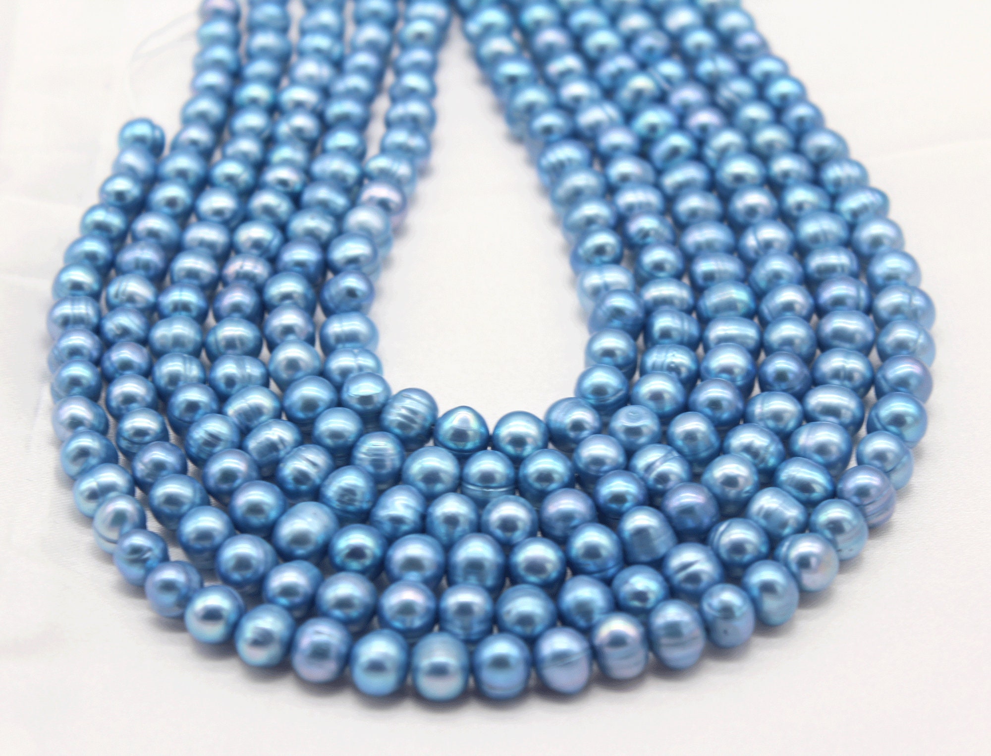 Natural Blue Pearl Jewelry