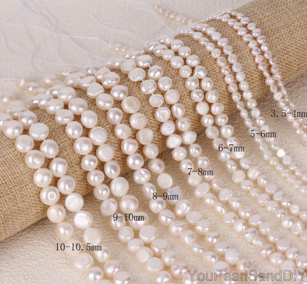 3.5-10.5mm-natural White Freshwater Cultured Pearls,genuine Baroque ...