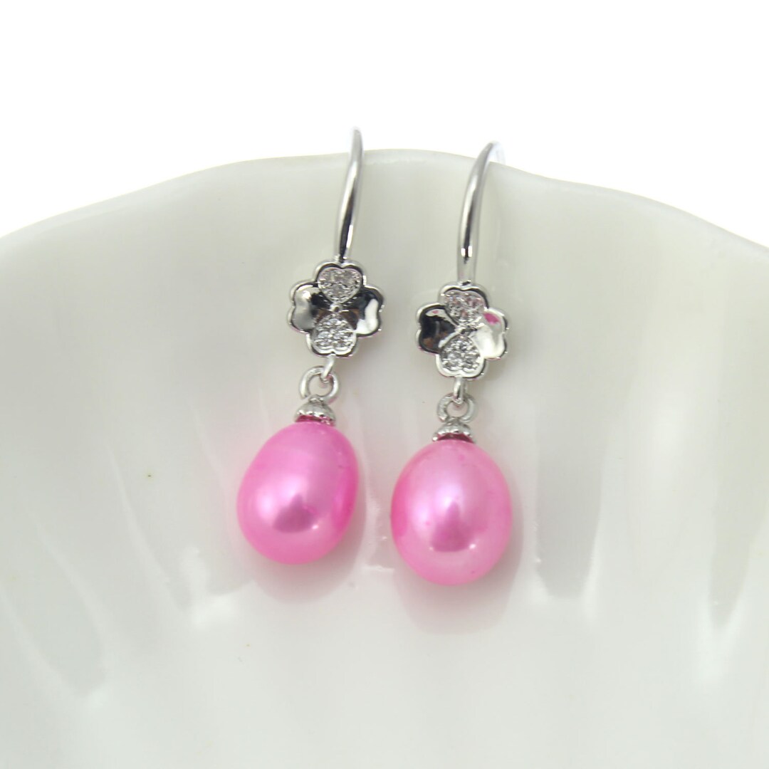 Silver Plated Hook Earring Setting ,earring Mounts,freshwater Pearl ...